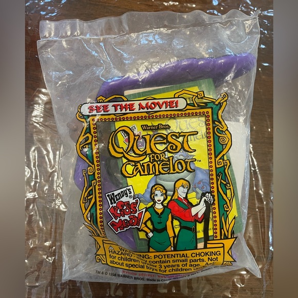 wendy’s | Toys | 998 Quest For Camelot Wendys Kids Meal Toy New ...